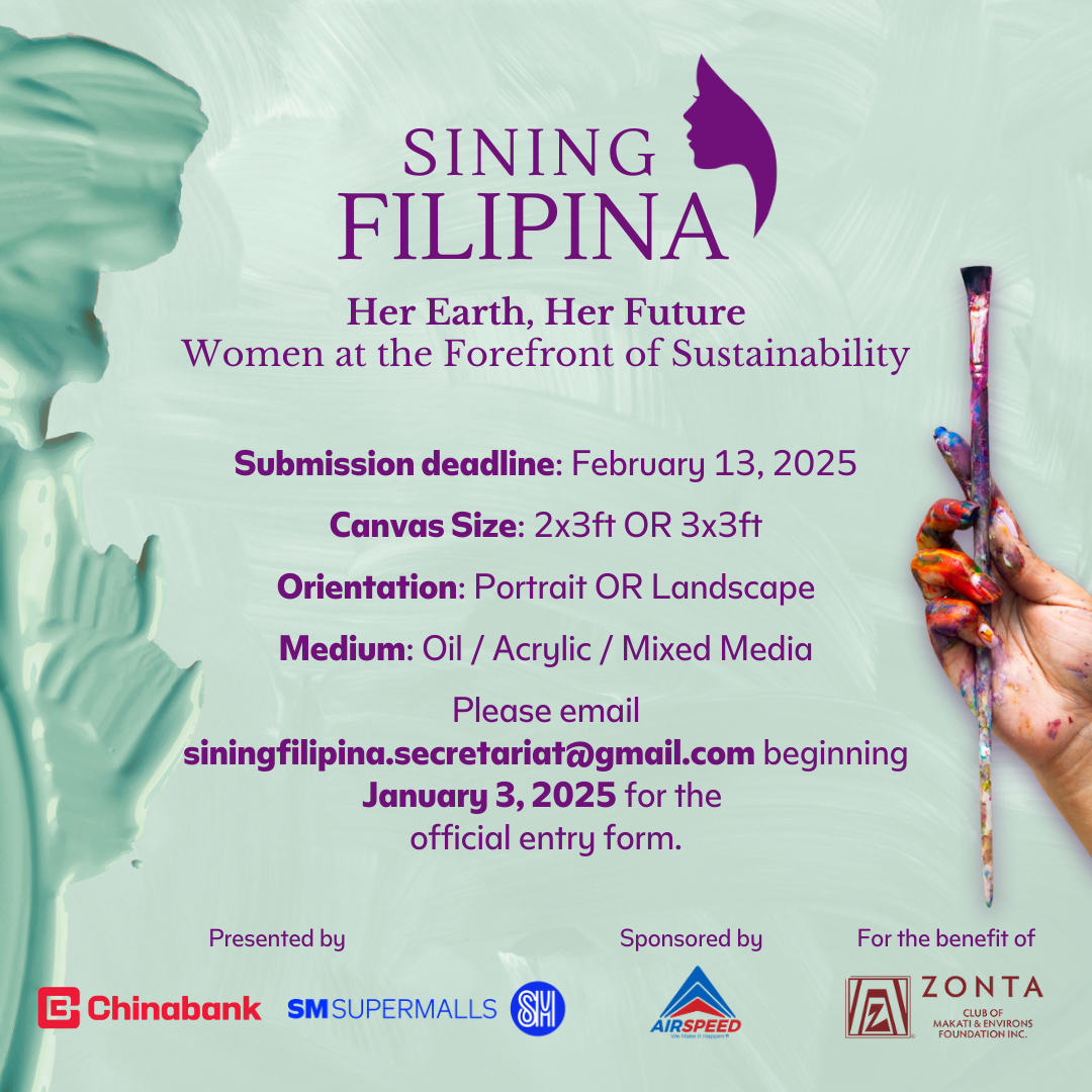 Sining Filipina 2025 is now open! Calling women artists to champion ...